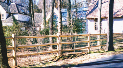 Style: Post and Rail (Wood)