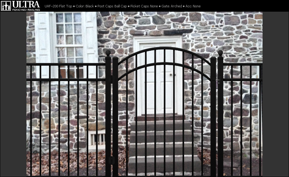 Fence City: 42" Aluminum Fence Panels By ULTRA -UAF-200 "ASSEMBLED"